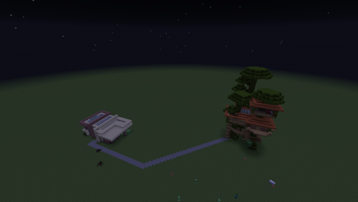Modern Treehouse Minecraft Map