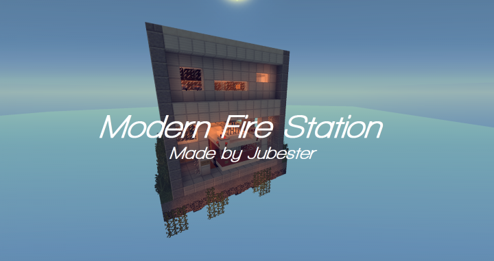 Modern Fire Station(Default Texture Pack) Minecraft Map