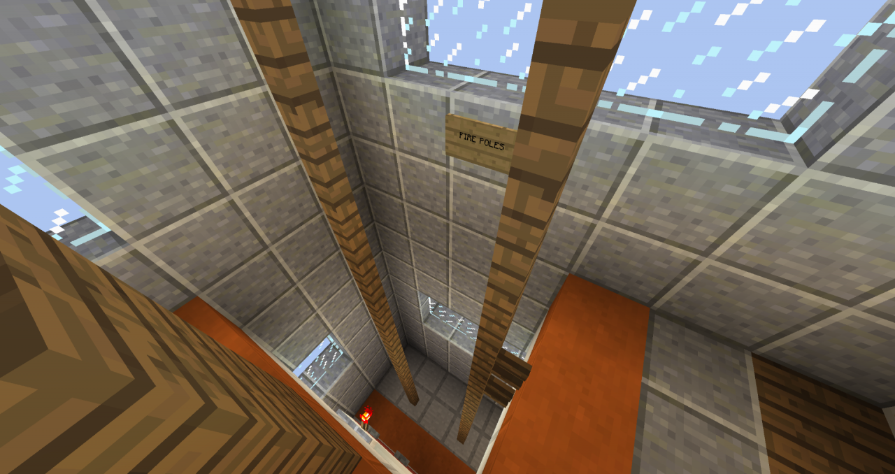 Modern Fire Station(Default Texture Pack) Minecraft Map