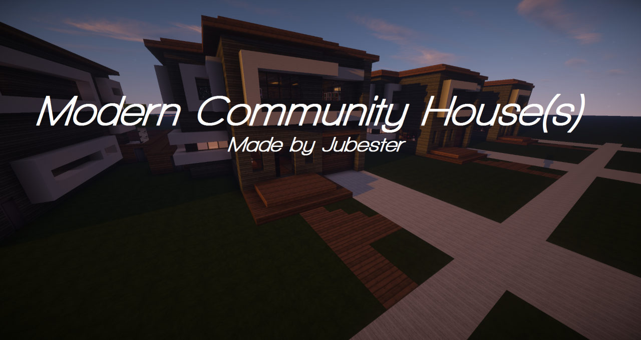 Modern Community House (Flows HD) Minecraft Map