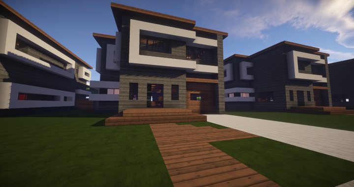 Modern Community House (Flows HD) Minecraft Map