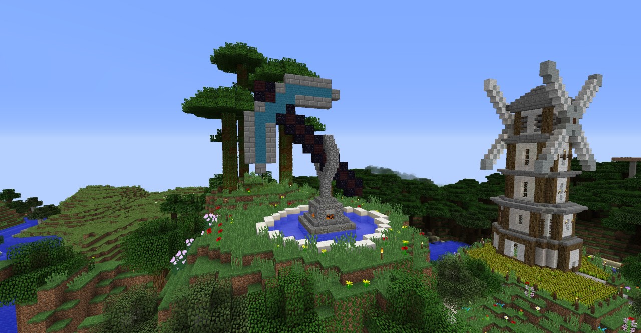 Minecraft Pickaxe Statue Minecraft Map
