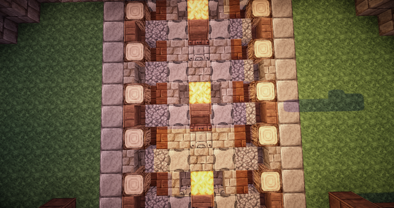 Small Town/Castle Medieval Build Minecraft Map