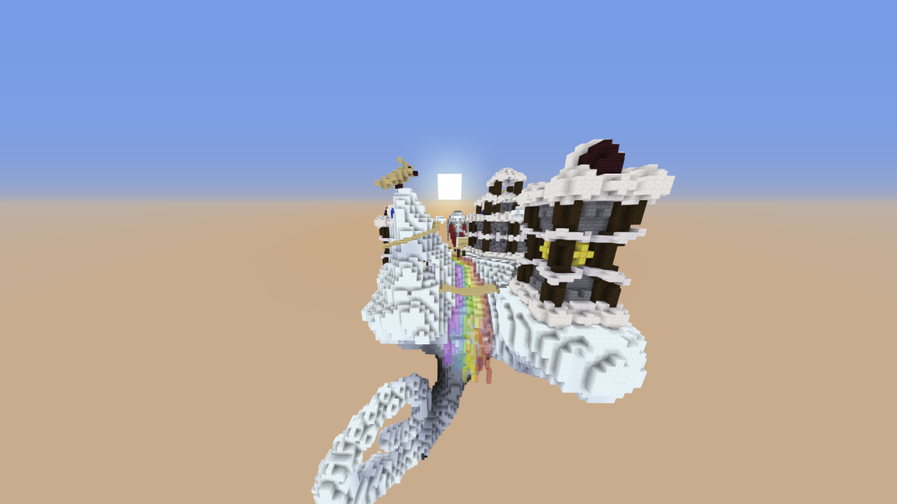 Rainbow Spawn Thing - BuildTeam Application Minecraft Map