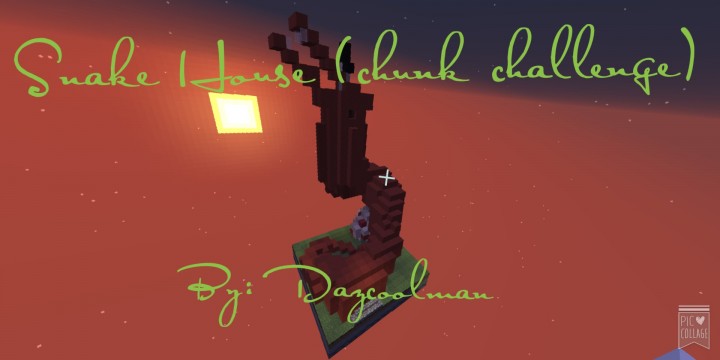 Snake House (Chunk Challenge) Minecraft Map