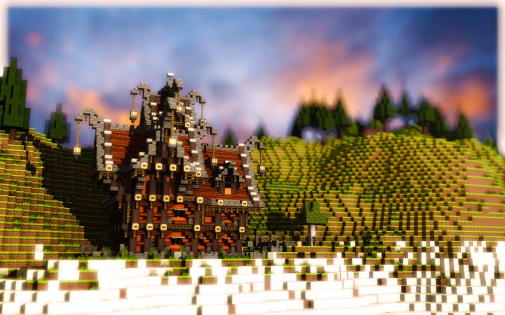 Medieval Steampunk House By MrBatou Minecraft Map