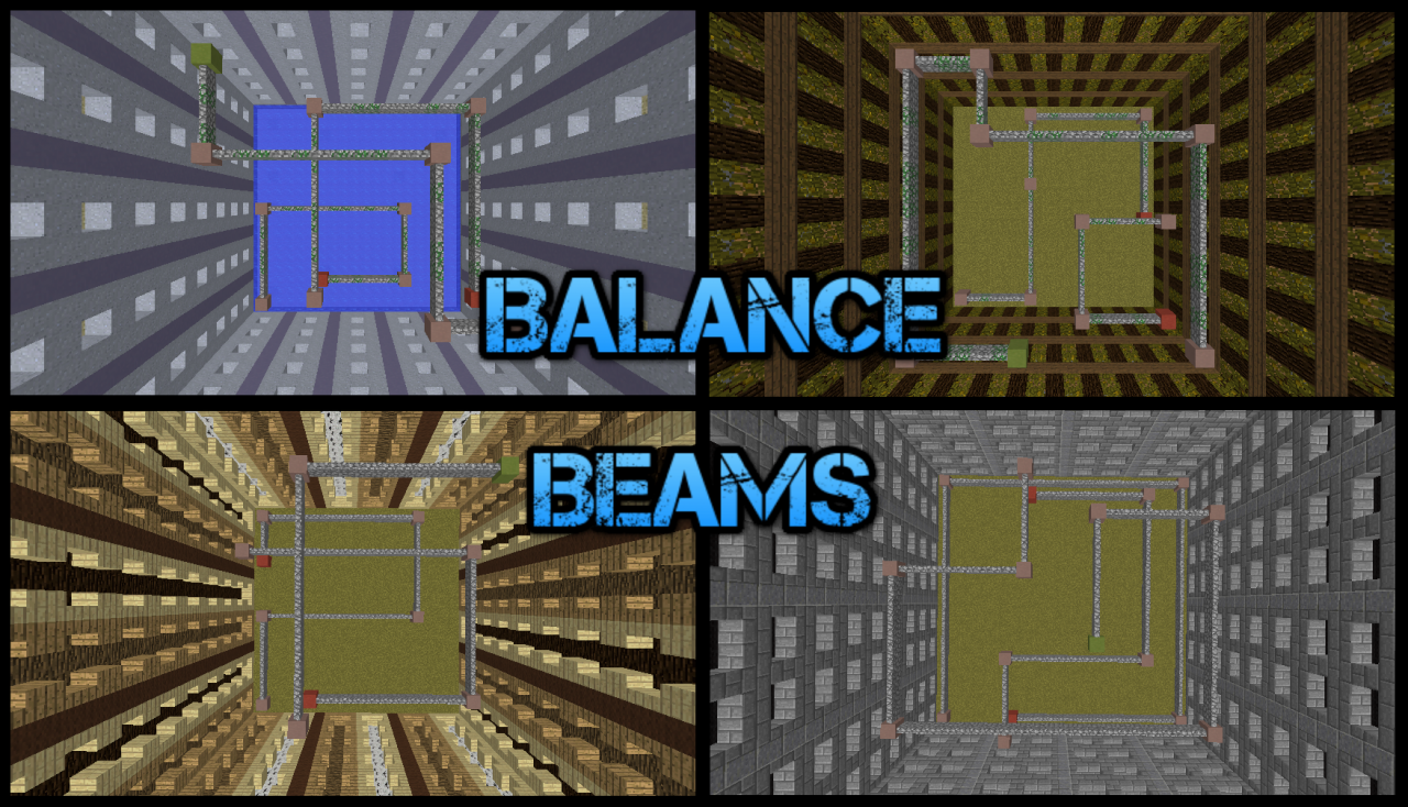 Minecraft Map: Balance Beams! Minecraft Map
