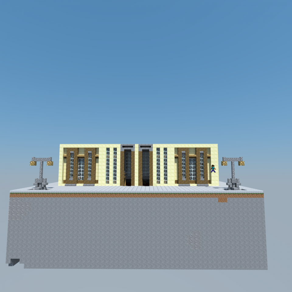 Bank By Hames34 (With Interior) Minecraft Map