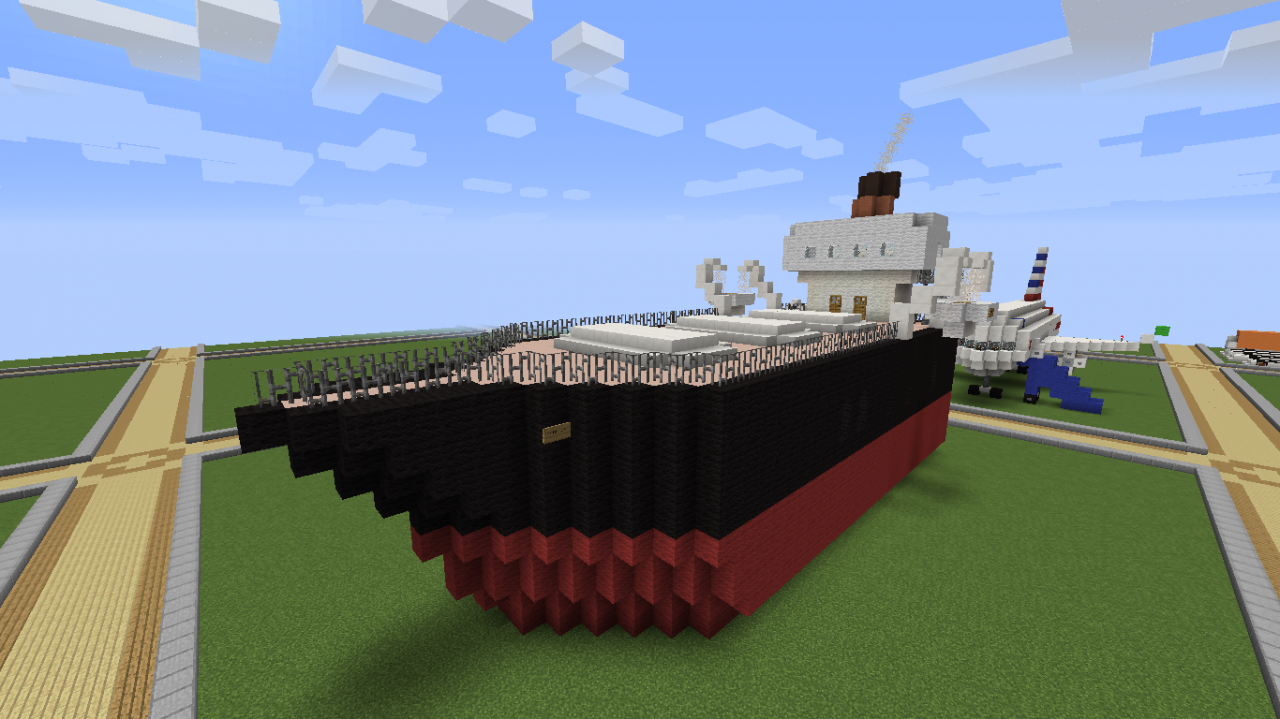 S.S. Blantiquia - Fictional Cargo Steamer Minecraft Map