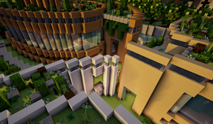 Celtic Symbol house modern project Minecraft Map