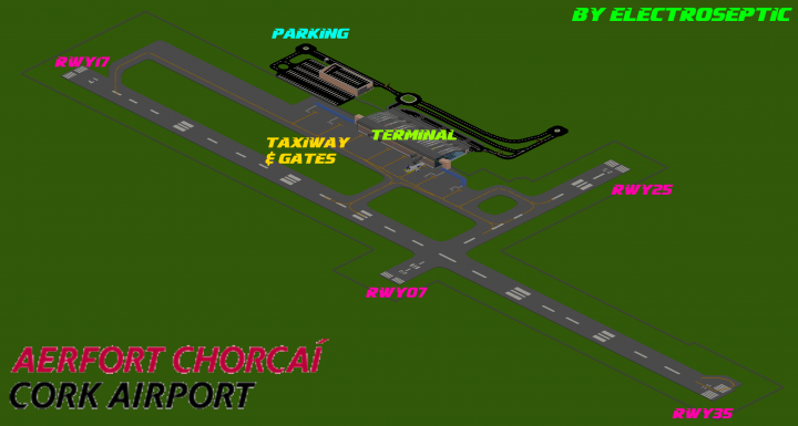 Cork International Airport Minecraft Map