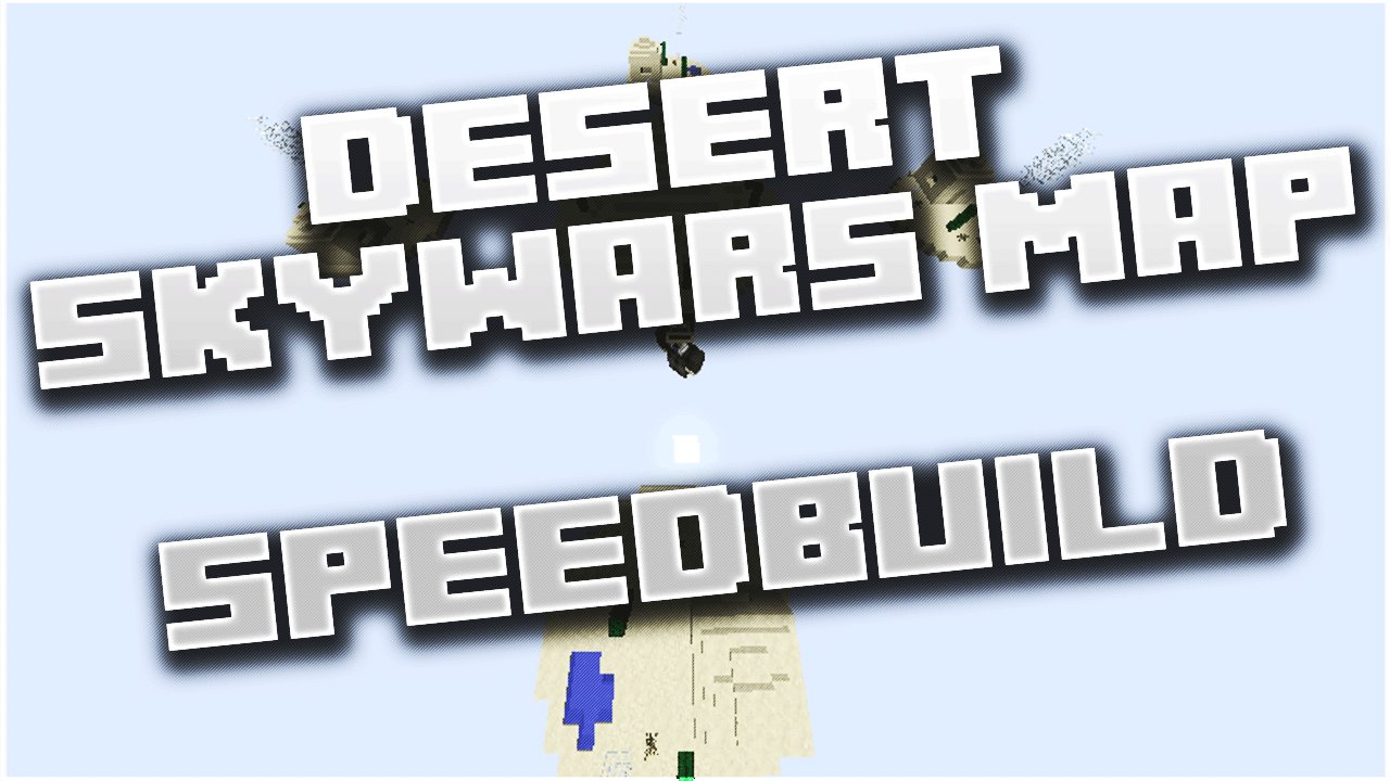 Minecraft Speed Build #9 | Desert Skywars Map + Free Download Minecraft Map