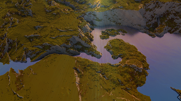 The Colored River (terraforming series) [worldmachine/worldpainter ...