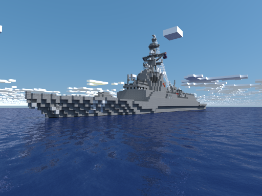 HMAS Hobart DDGH-39 (2017) [1:1] [Exterior Only] Minecraft Map