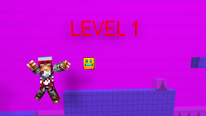 Pack for map Geometry Dash Minecraft Texture Pack