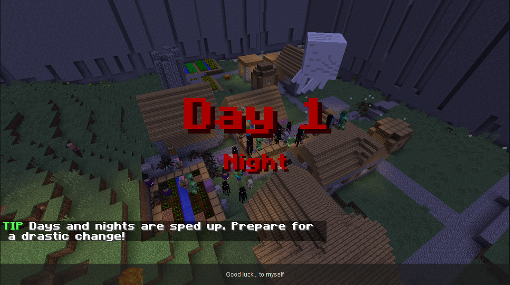 Nightmare! A Survial Strategy Map Minecraft Map