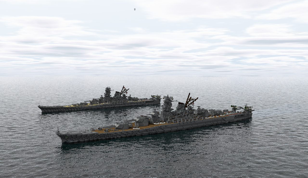 IJN Heavy Battleship Owari Minecraft Map
