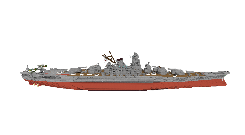 IJN Heavy Battleship Owari Minecraft Map