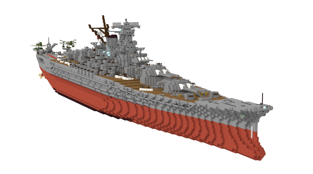 IJN Heavy Battleship Owari Minecraft Map
