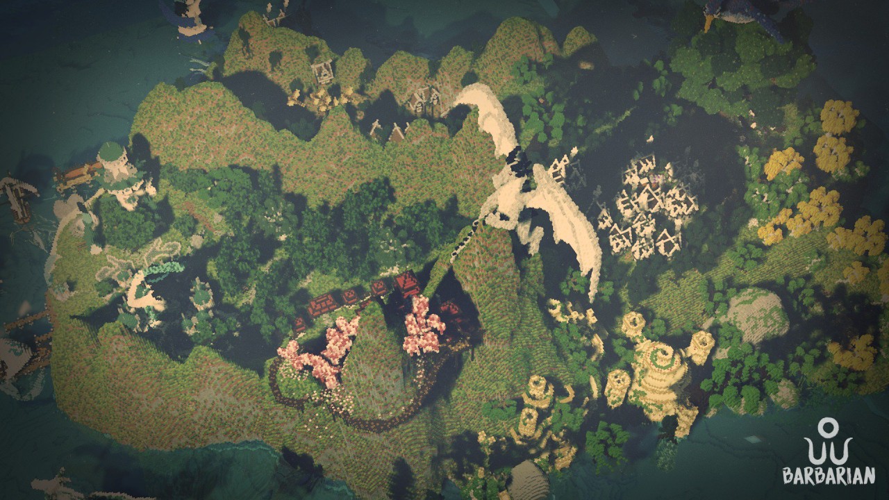 Island of Building Styles Minecraft Map