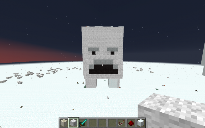 Burning Polar Bearhuskstray Minecraft Map