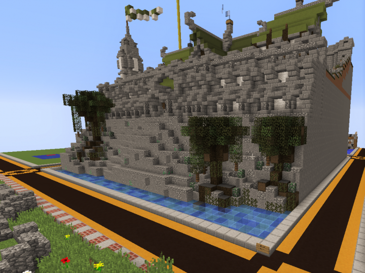 50x50 plot. Minecraft Map