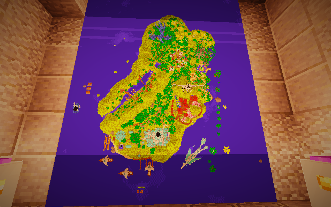 Island of Building Styles Minecraft Map