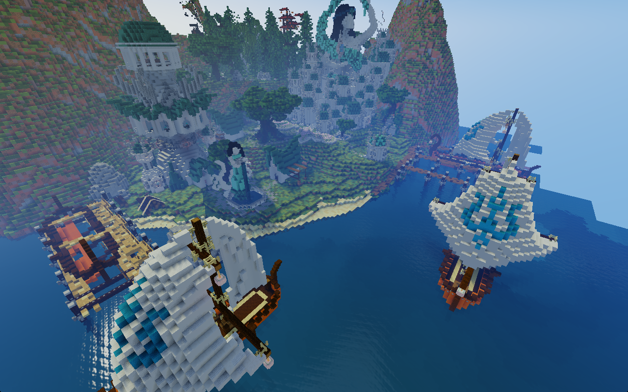 Island of Building Styles Minecraft Map