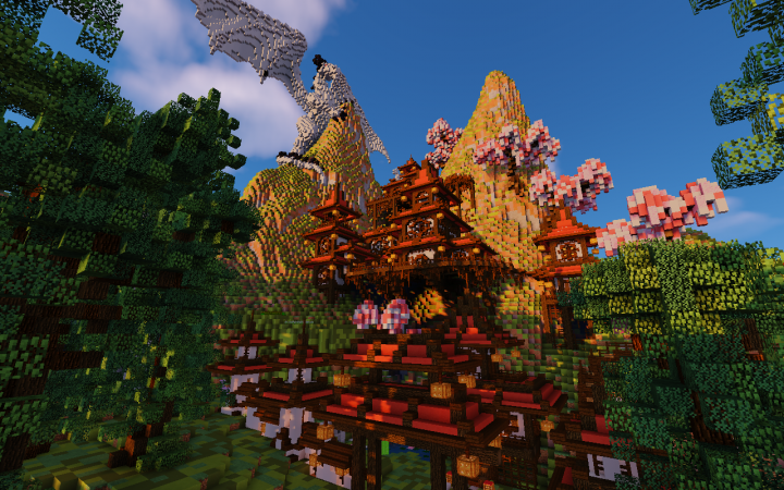 Island of Building Styles Minecraft Map