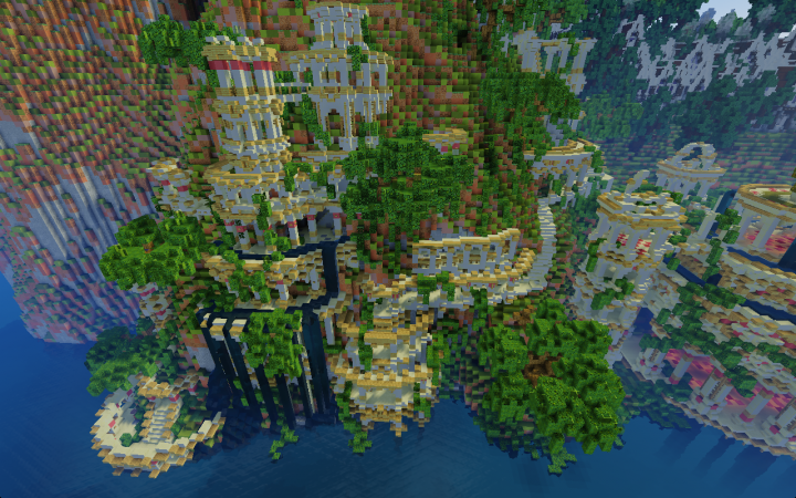 Island of Building Styles Minecraft Map