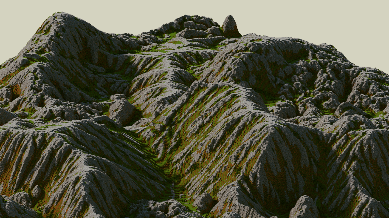 Stone and Grass Minecraft Map