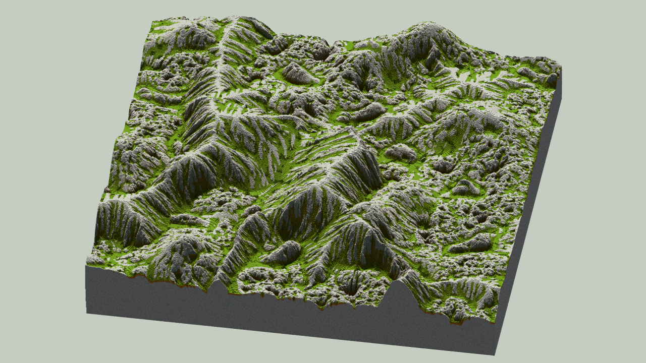 Stone and Grass Minecraft Map