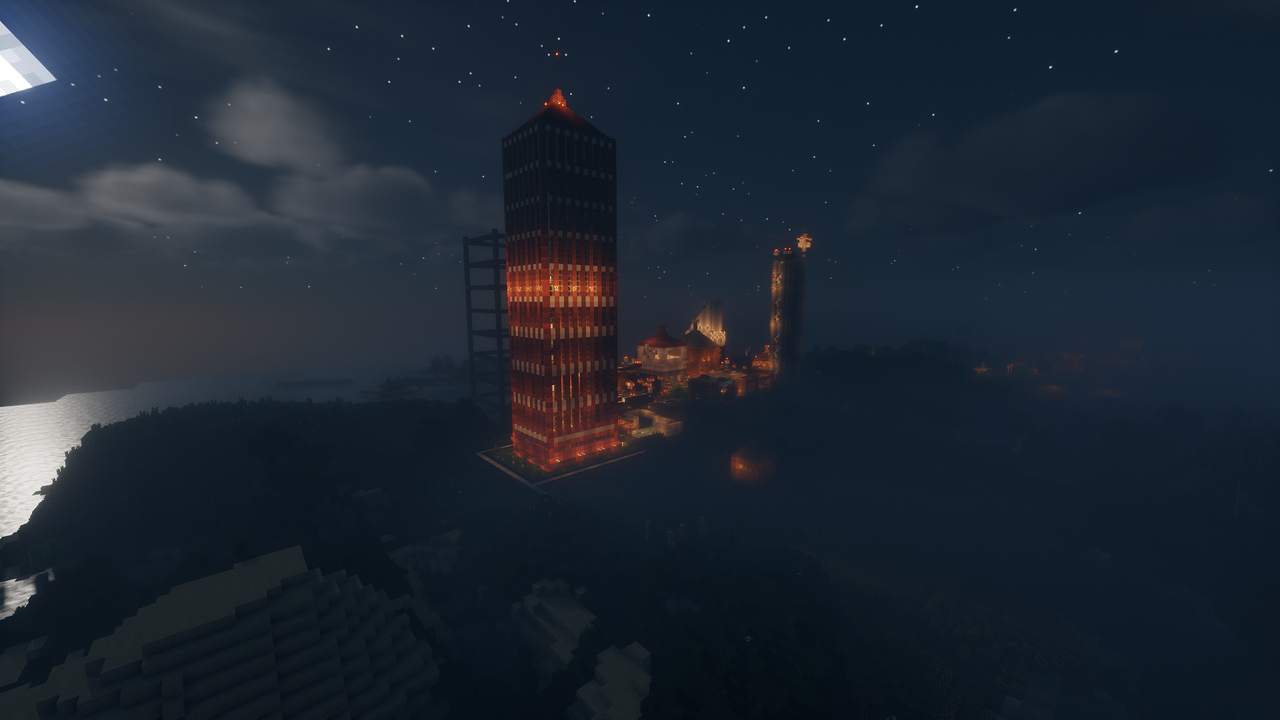 City in overworld Minecraft Map