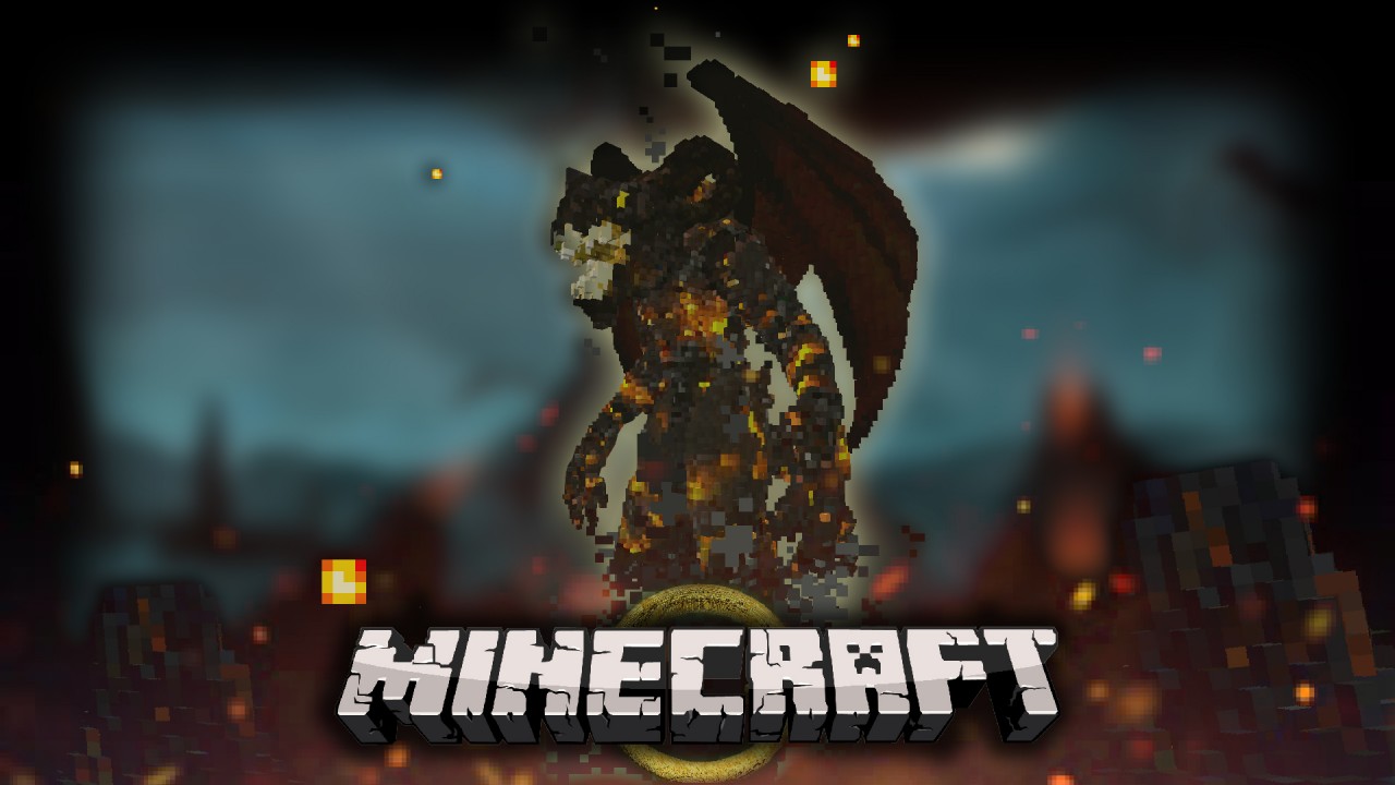 Balrog Boss in Vanilla Minecraft | One Command Minecraft Project