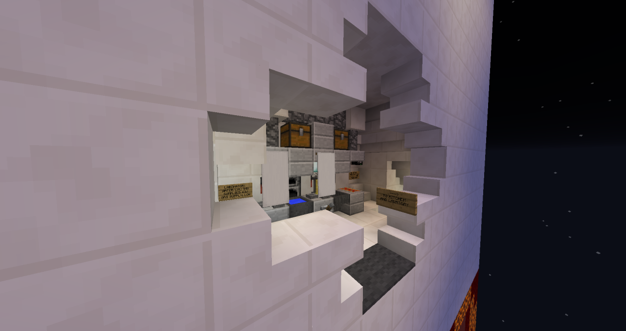 Mars Space Station - Chunk Challenge Minecraft Map