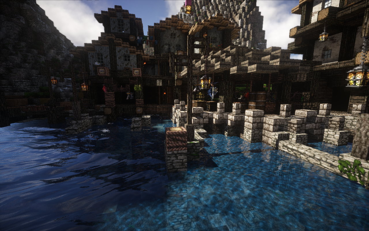 Yeemo | Timelapse: A Harbour City – Qinlonbourg Minecraft Map