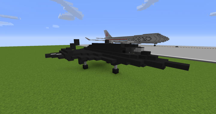 Mini SR-71 Blackbird Minecraft Map
