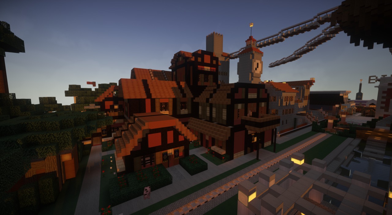 SkyTowns: Custom Skyblock and Factions Map Minecraft Map