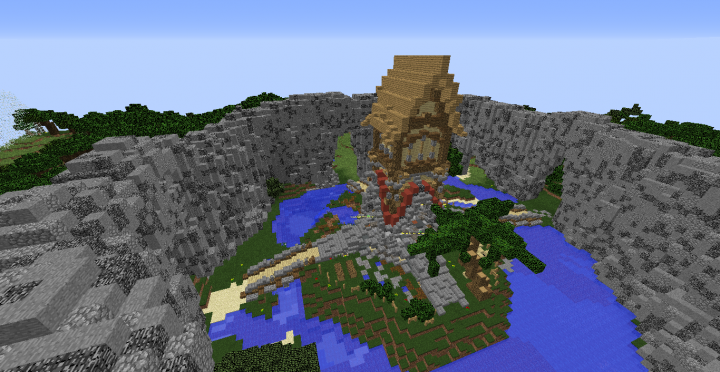 Minecraft Fantasy Survival/Factions Server Spawn Minecraft Map