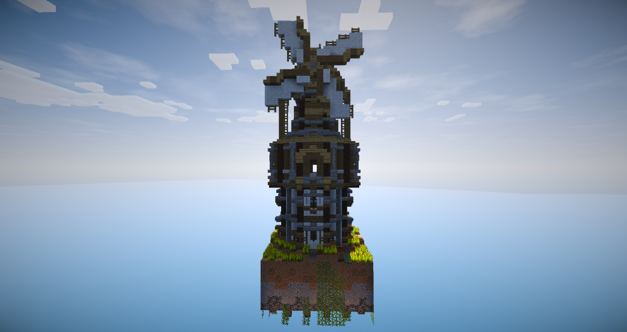 Old Wind Mill [Chunk Challenge] Minecraft Map