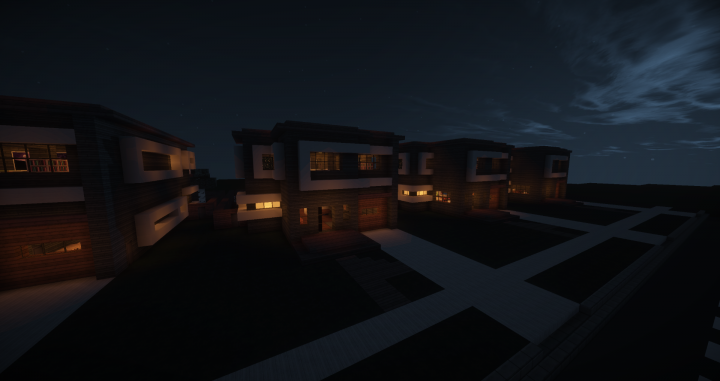 Modern Community House (Flows HD) Minecraft Map