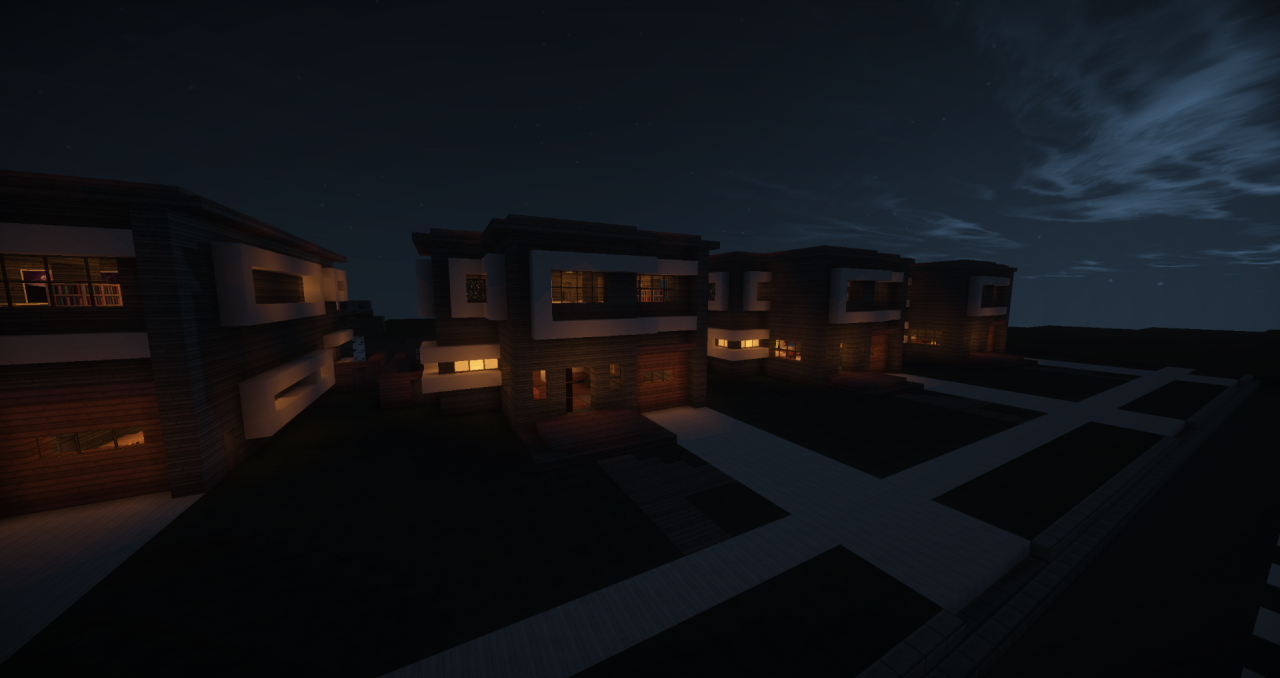 Modern Community House (Flows HD) Minecraft Map