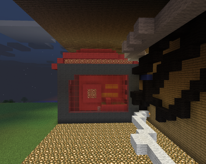 -Gaming Computer Desk Minecraft Map