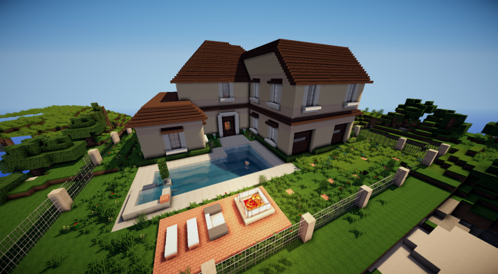 Traditional House - Exterior Minecraft Map