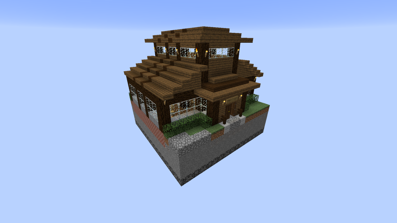 Wisconsin Acres Golf Club Clubhouse Minecraft Map