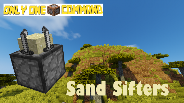 Sand Sifters - Only One Command Minecraft Map