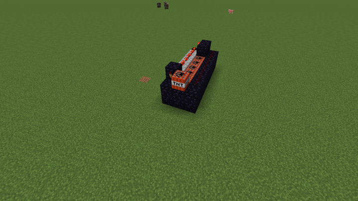redstone TNT cannon Minecraft Map