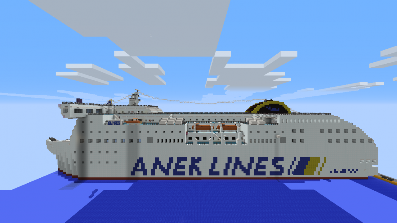 F/B Elyros cruise ferry Minecraft Map