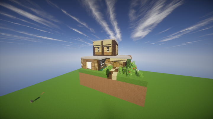 Modern House-Chunk Challenge Minecraft Map