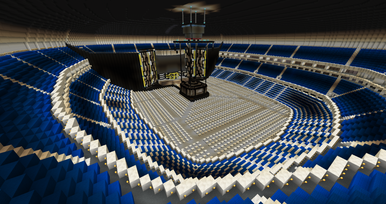 WWE Arena (Elimination Chamber) Minecraft Map